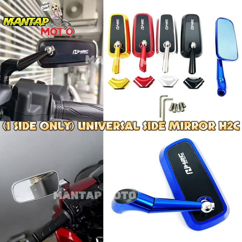 [1 SIDE ONLY] H2C SINGLE UNIVERSAL SIDE MIRROR NAKED MOTORCYCLE ...