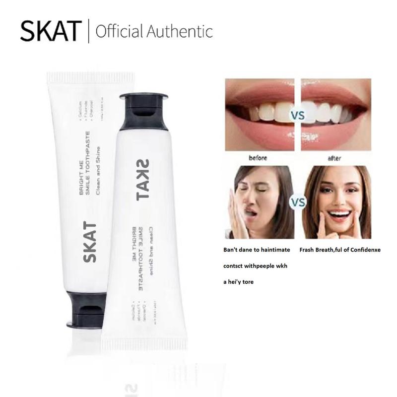 Dentific&SKAT Bright Me Smile Charcoal TOOthpaste PREMIUM TOOTHPASTE ...
