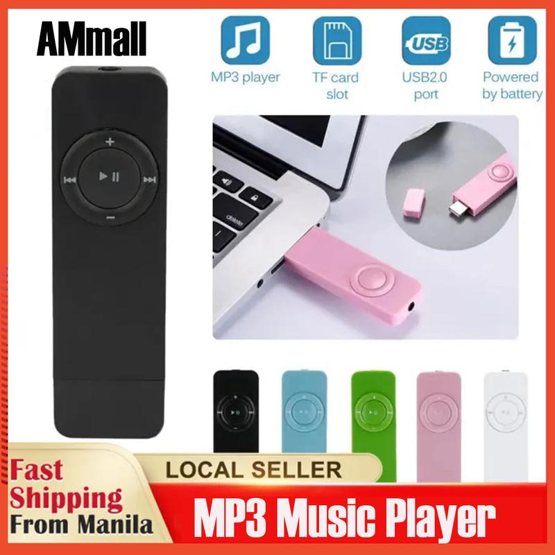 Mini MP3 Player Stick Music Media Walkman Fashion Portable Play ...