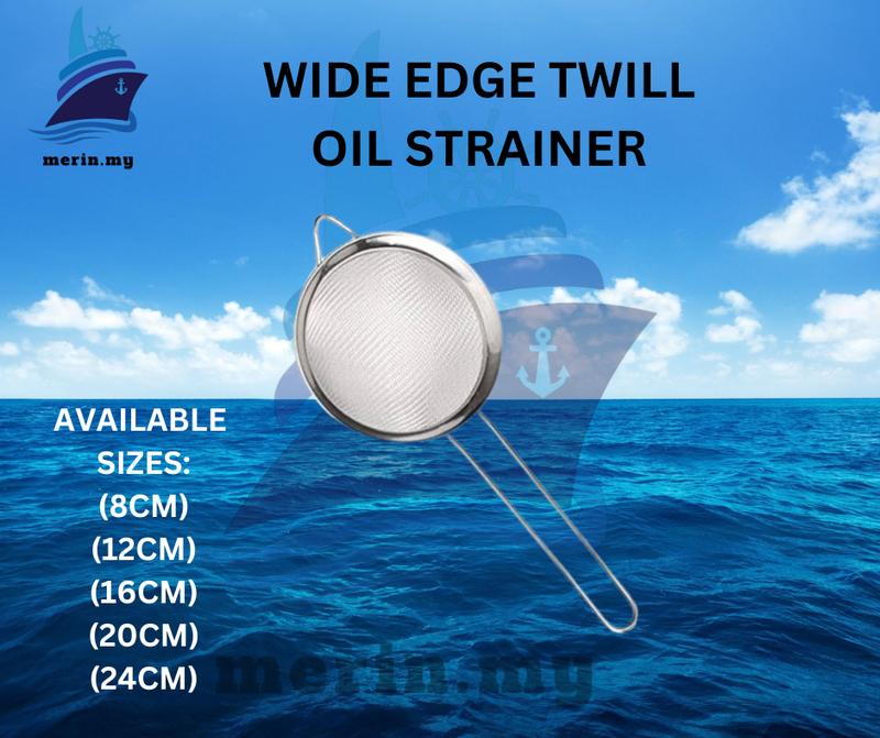 WIDE EDGE TWILL OIL STRAINER (8cm, 12cm, 16cm, 20cm, 24cm) - TikTok ...