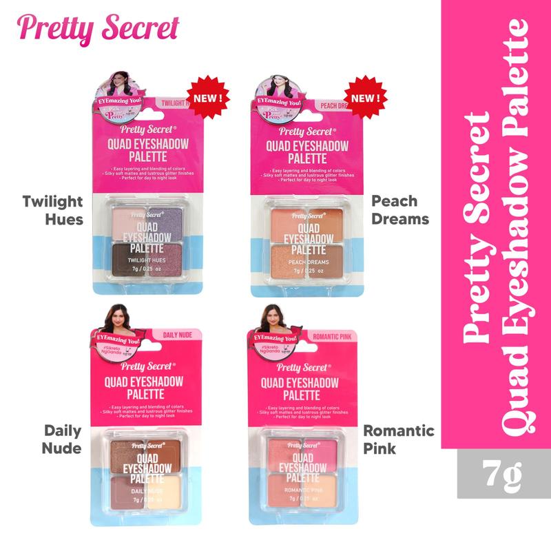 Pretty Secret Quad Eyeshadow Pallete - 7g - TikTok Shop Philippines