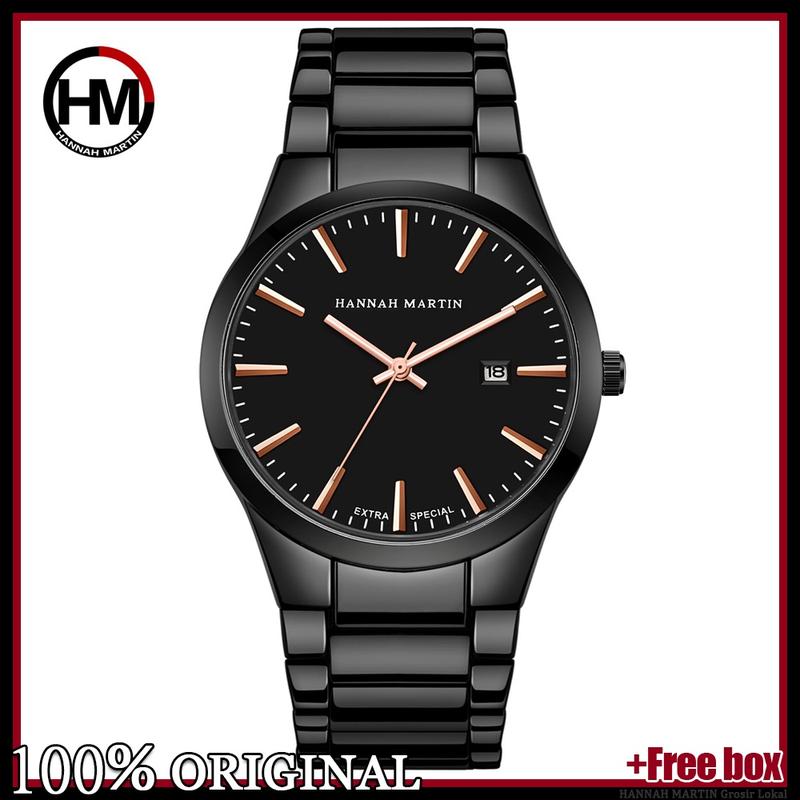 Jam Tangan Pria Hannah Martin 100% Original Business Cowok kado - Shop ...