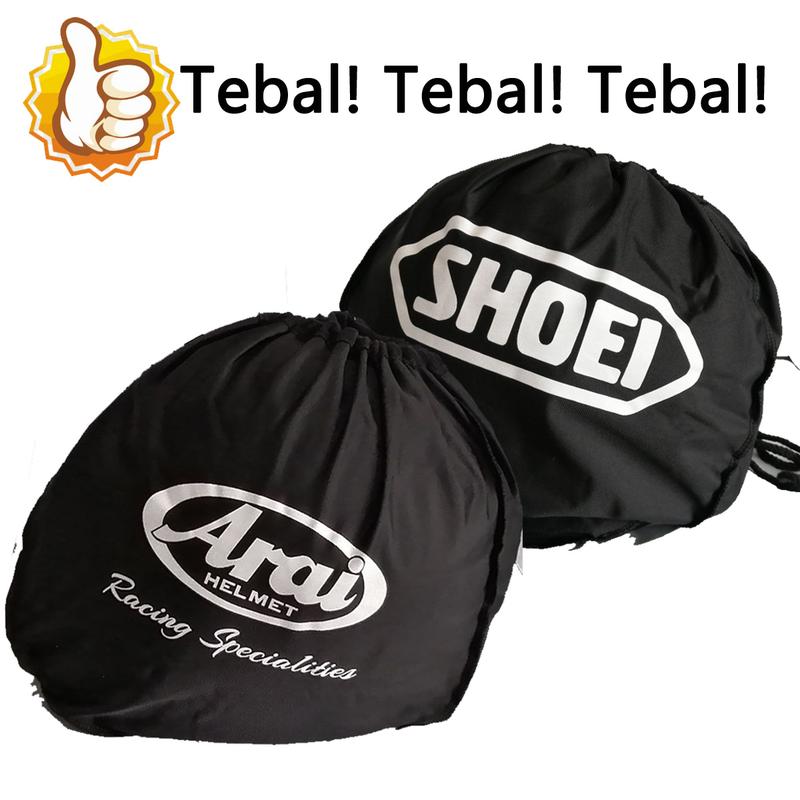 [READY STOCK]ARAI SHOEI Helmet Bag Black Grey, Premium OEM,dengan ...