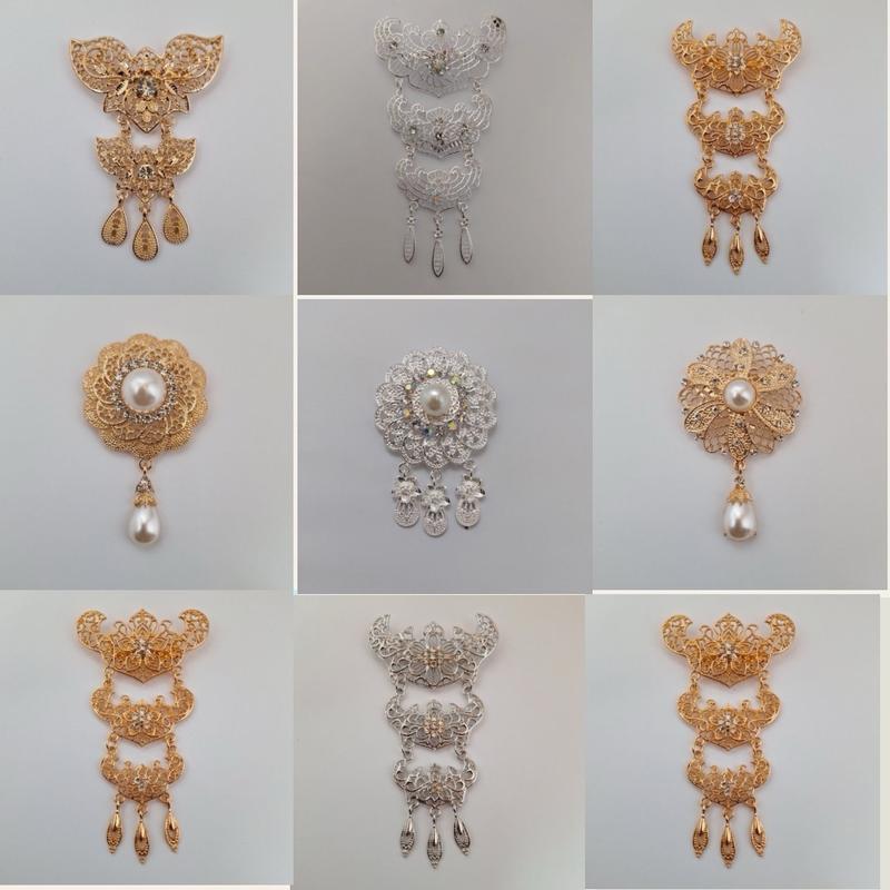 Bros Kebaya Premium Bahan Alloy Mix Permata Cocok Untuk Kebaya - Shop ...