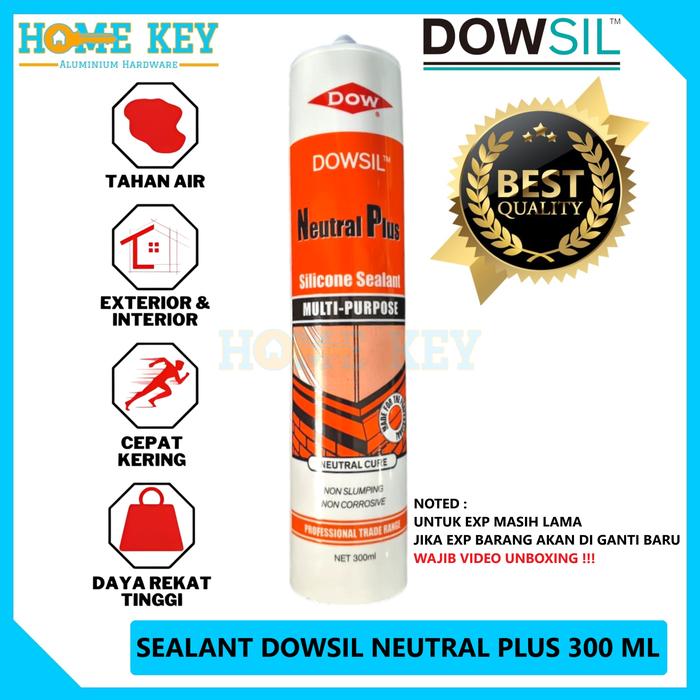 Jual Dowsil Netral Plus Silicone Sealant Dowsil Lem Dowsil Neutral Plus ...