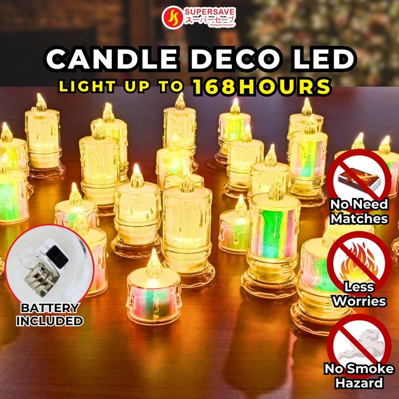 SUPERSAVE Candle Decoration Light Decoration Candle Light Dinner ...