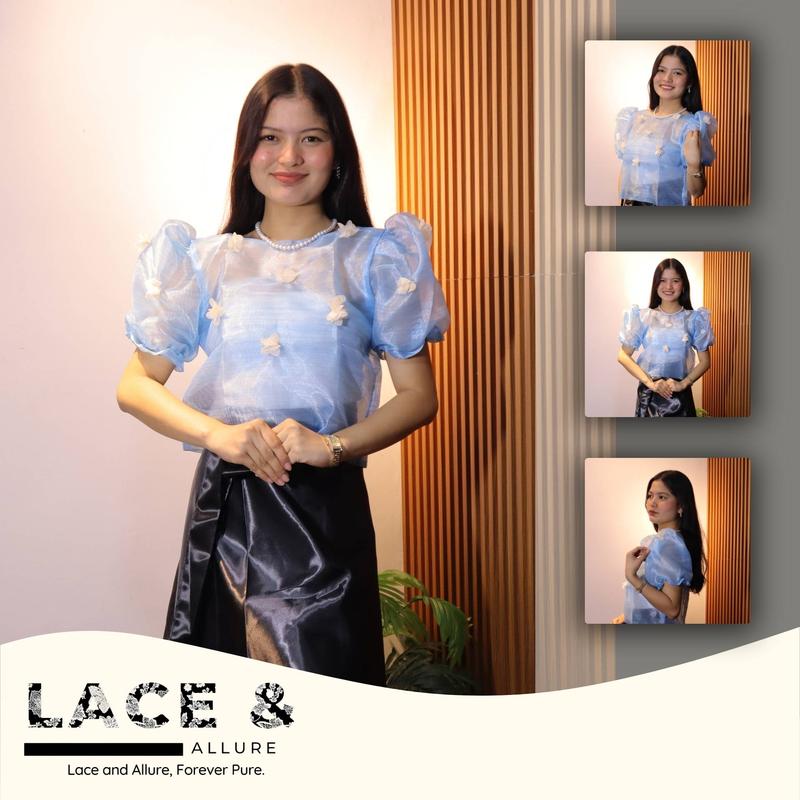 Modern Filipiniana Kimona With Flowers (Lily) - TikTok Shop Philippines