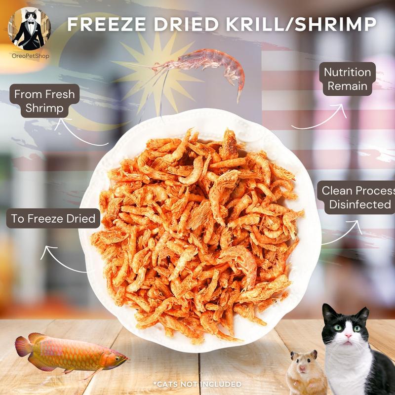 Premium Freeze Dried Shrimp For Pets Antarctic Krill Dried Gemuk ...