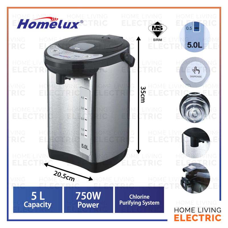 Electric Thermo Pot 5L Hot Water Dispenser Homelux HTP-050L - TikTok ...