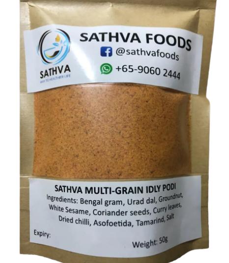 Sathva Multi-Grain Idly Podi - 100g Flavor Spice - TikTok Shop Singapore