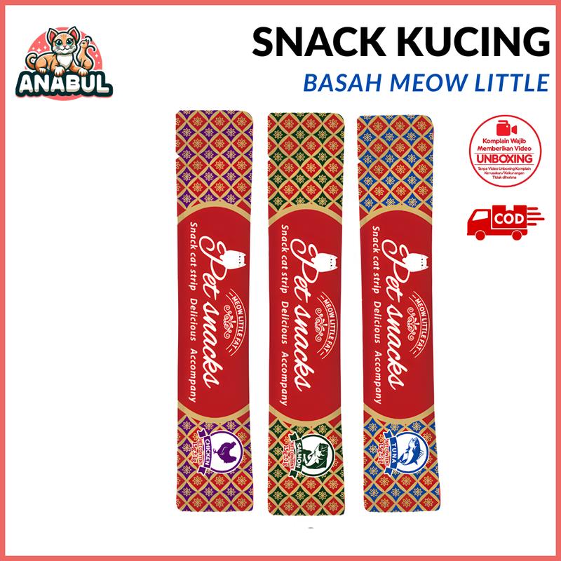 (ANABUL CANTIK SHOP) Snack Kucing DOPETS LING LING LIEBAO isi 50PCS ...
