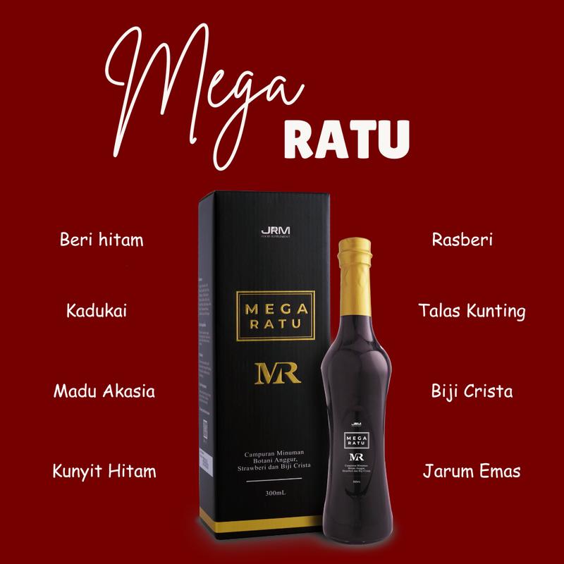 1 Botol Mega Ratu Asli JRM 300ml Asli 100% HQ - Percuma Kotak - TikTok ...