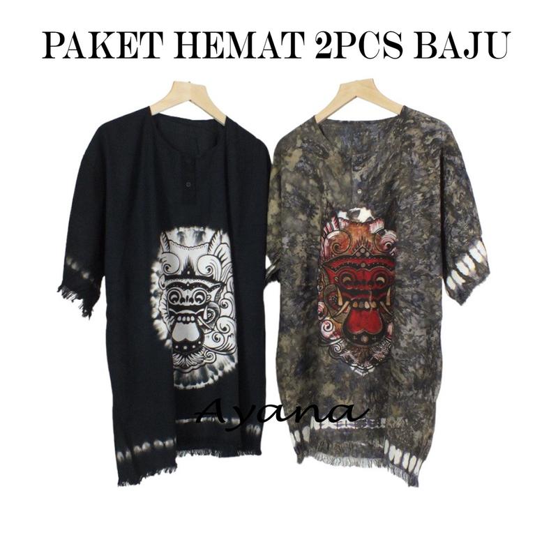 Combo hemat 2pcs baju bali pria dan wanita - baju barong bal - Shop ...