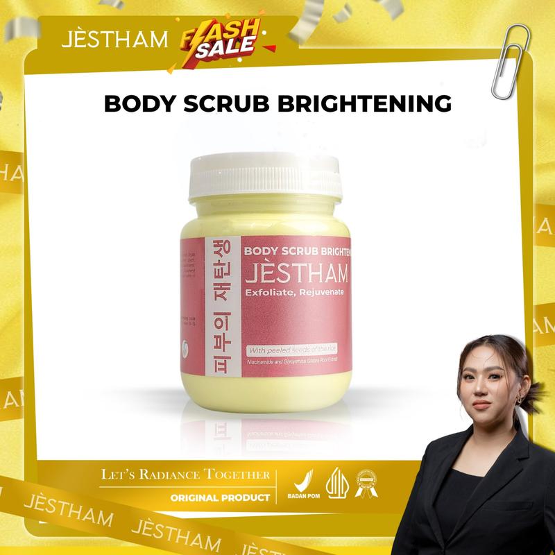 (FLASH SALE) Jestham New Body Scrub Brightening - Lulur - Shop | Tokopedia