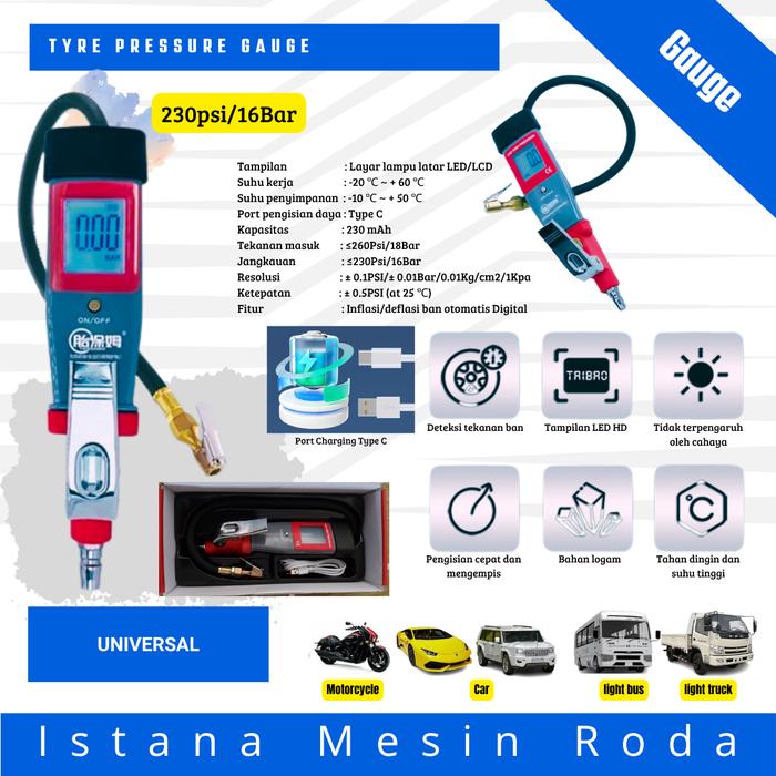Jual Inflator nitrogen tabung - nitrogen inflator pompa angin ...