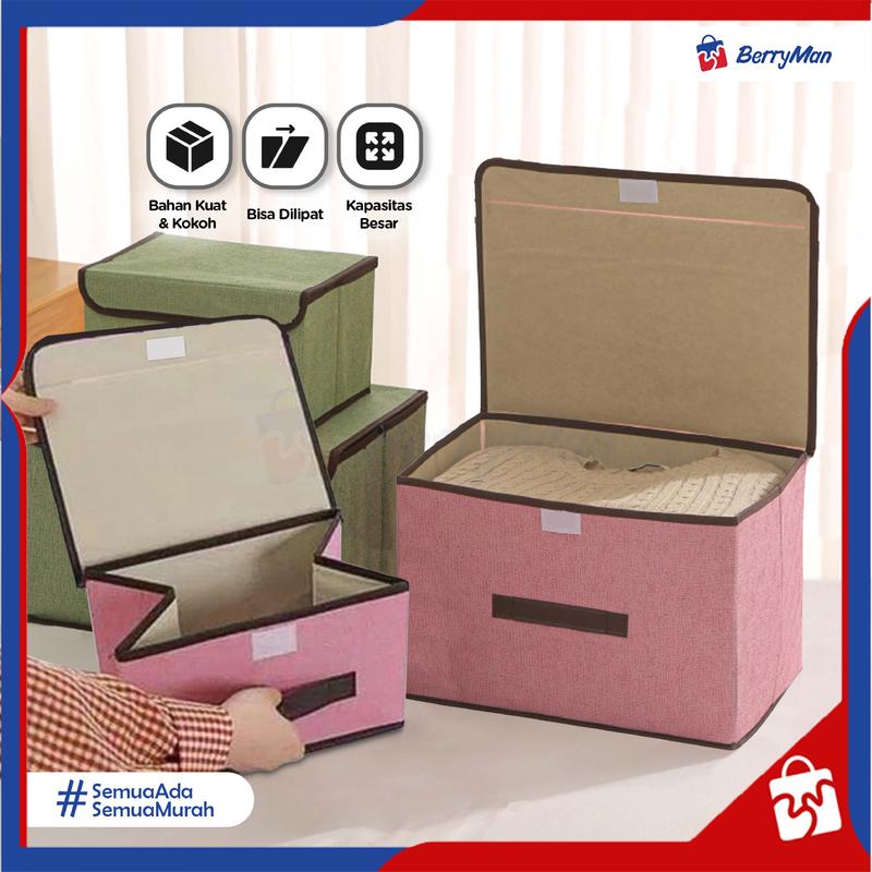 Storage Box 2 In 1 Kotak Organizer Tempat Penyimpanan Baju Pakaian ...