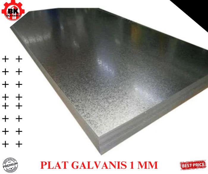 Jual Plat Galvanis (Putih), Tebal 1 mm / Ukuran 120 x 240 - Kota ...