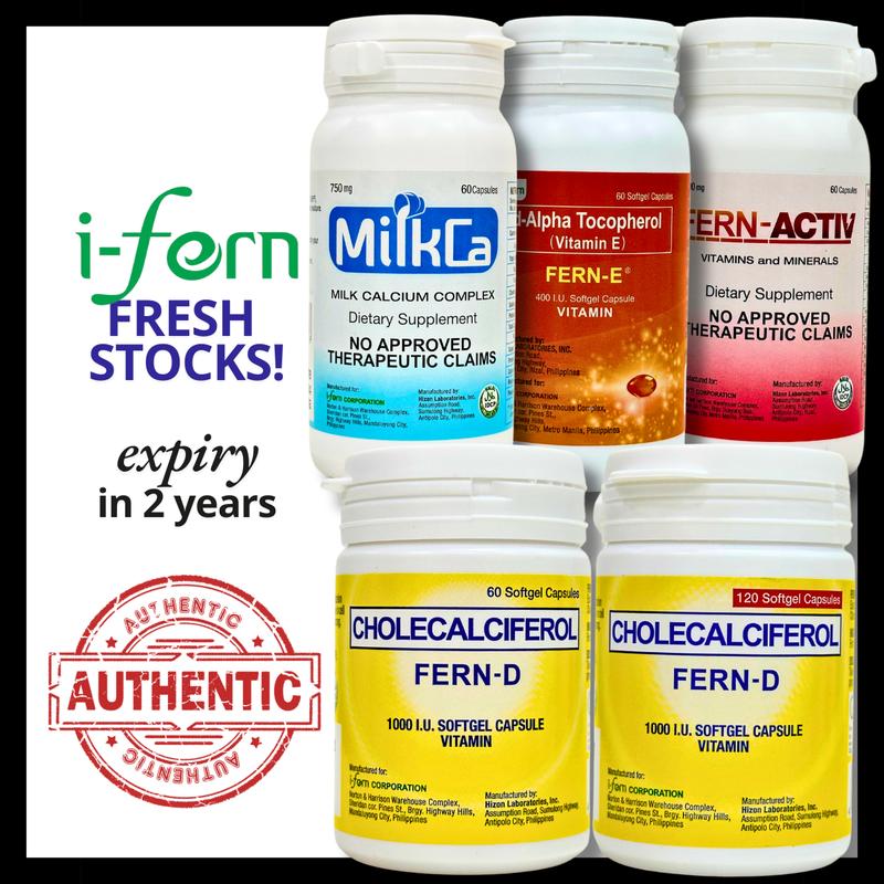 Fern-D Cholecalciferol 1000 I.U Sofgel Capsule Vitamin 60softgels ...