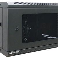 Jual WALLMOUNT INDORACK WR5006S 6U 500MM SINGLE DOOR RACK SERVER WALL ...