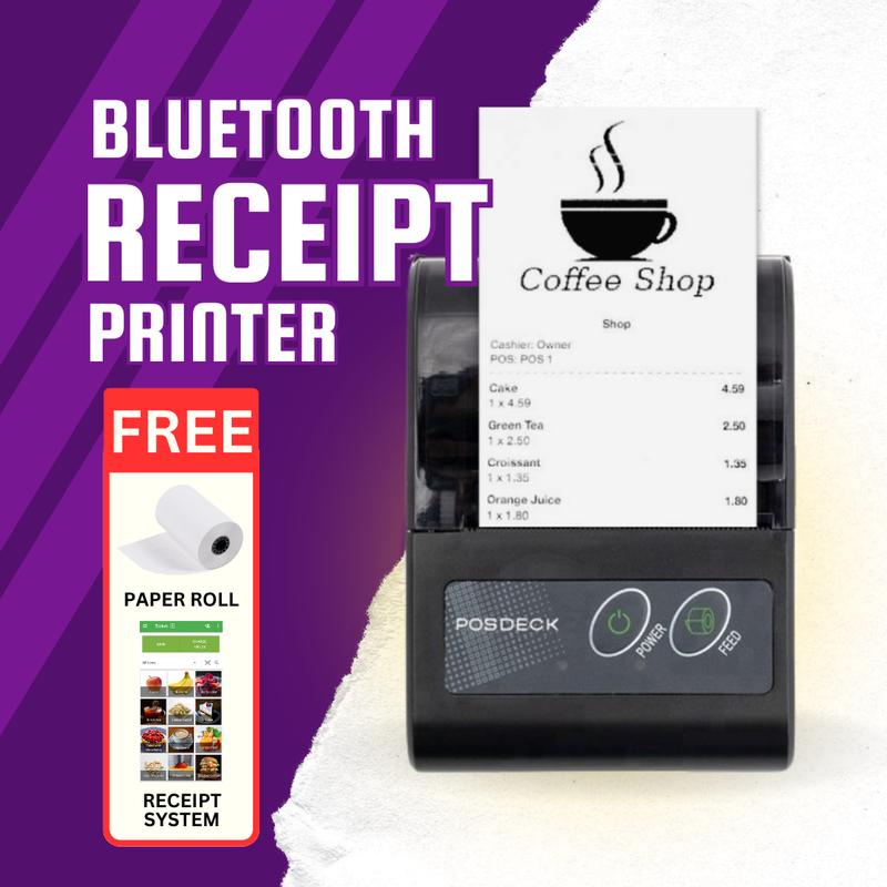 (H) POSDECK Bluetooth Receipt Printer Murah Thermal Mesin Resit ...