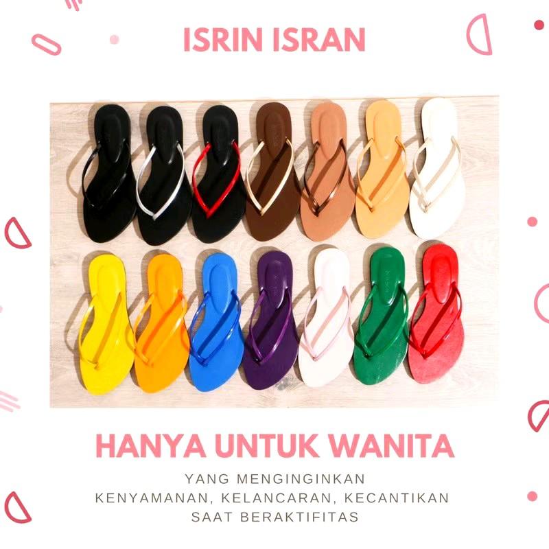100%PASTI ORIGINAL SANDAL BEACH BY ISRIN ISRAN Sandal jepit - Shop | Tokopedia