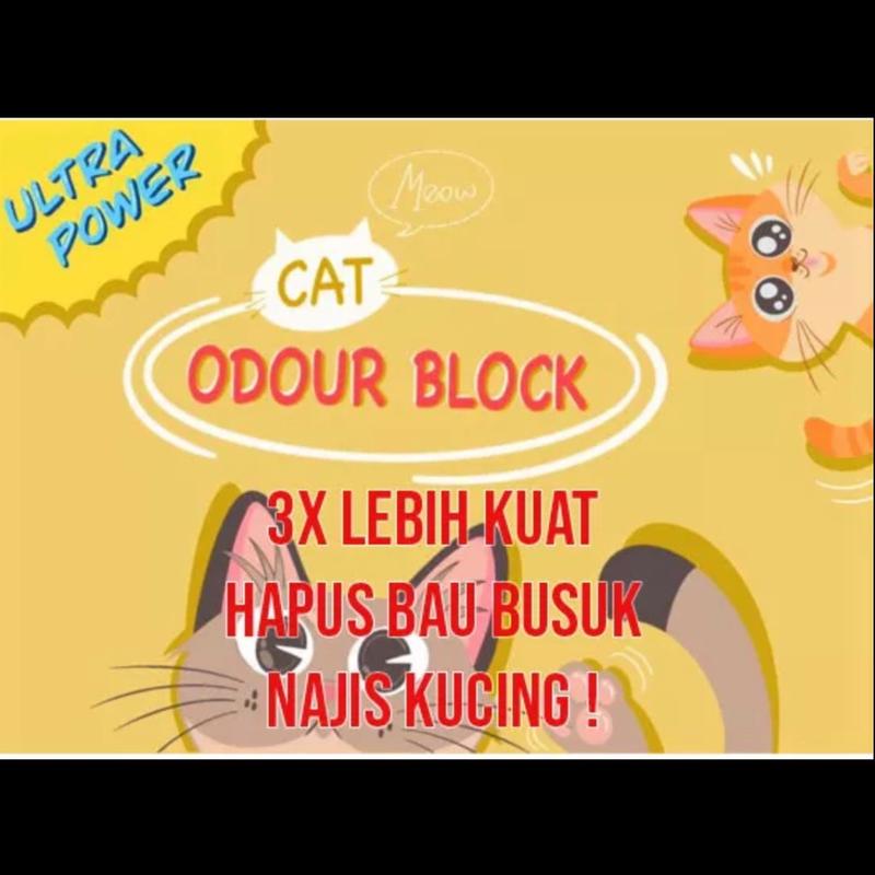 CAT ODOUR BLOCK ( Ultra Power ) Hapus bau kucing / Halau Kucing ...