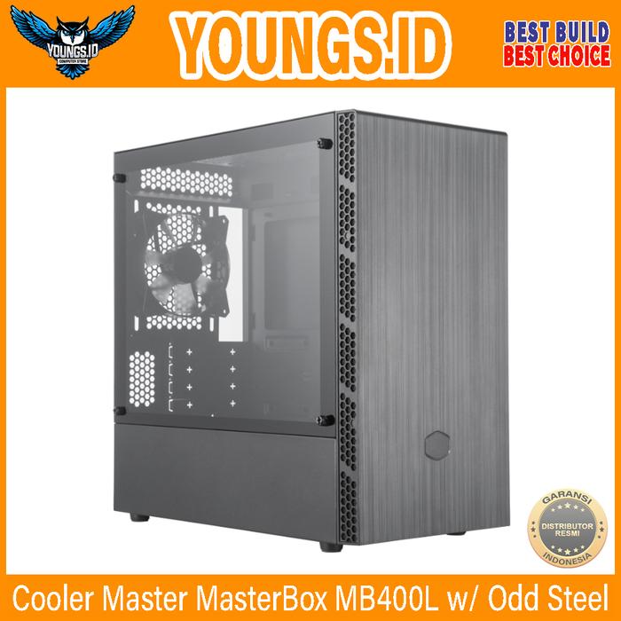 Promo Cooler Master MasterBox MB400L w/ Odd Steel MATX PC Case Cicil 0% ...