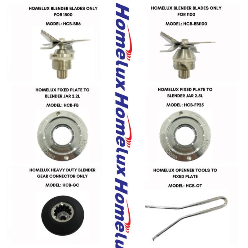 HOMELUX HEAVY DUTY BLENDER SPARE PART ONLY/HOMELUX ALAT GANT - TikTok ...
