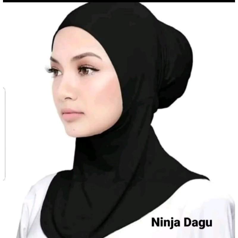 Inner Ninja Dagu Premium Cotton Jersey Inner Neck Muslimah Anti Tembam ...