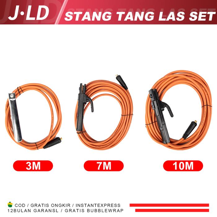 Promo JLD Kabel las Set 3/7/10 meter/Welding Cable Set/Tang Las Kabel ...