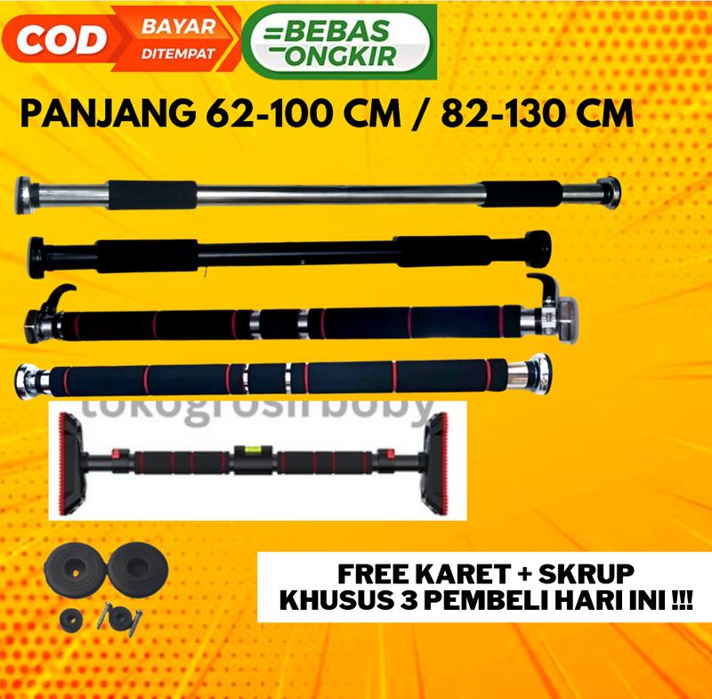 PULL UP BAR DINDING PINTU DOOR CHINNING ALAT UNTUK FITNESS OLAHRAGA ...