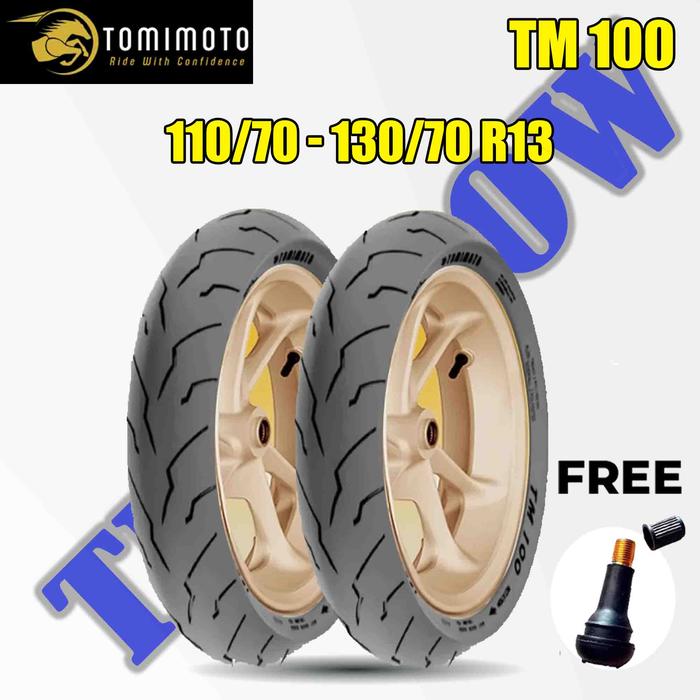 Promo Ban Motor sepasang Motor NMAX TOMIMOTO TM100 Ring 14 Tubeless ...