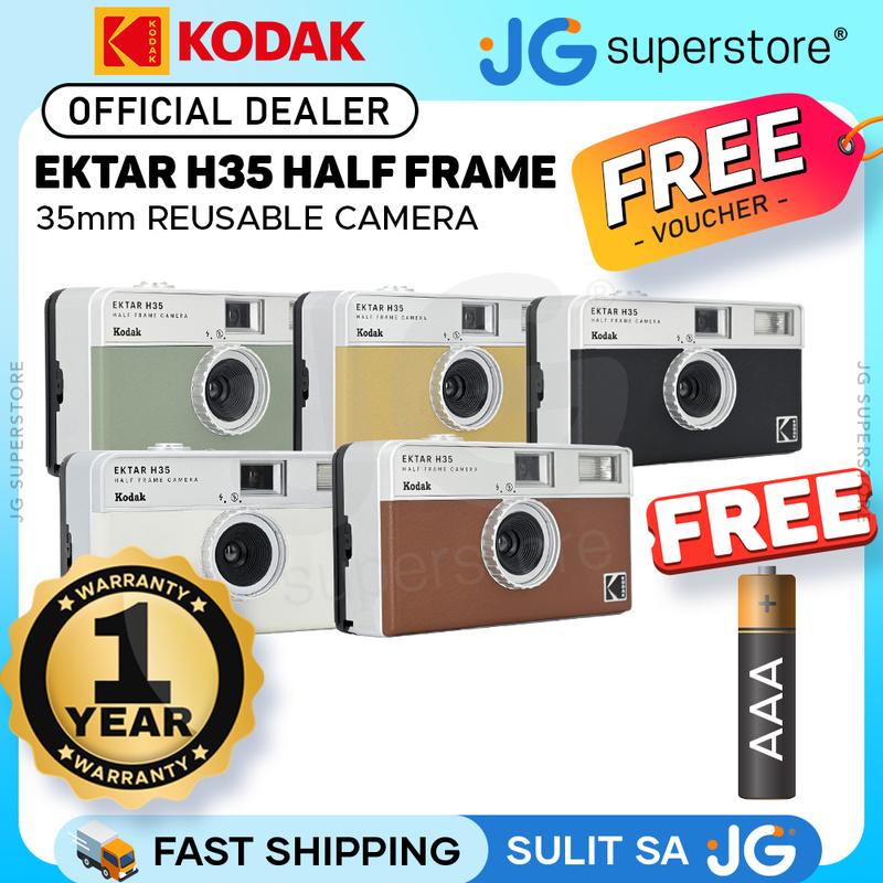 KODAK EKTAR H35 35mm Half Frame Reusable Analog Film Camera with ...