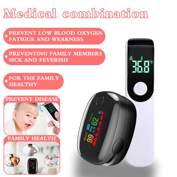 Portable Finger Pulse Oximeter and Digital Infrared Forehead - TikTok ...