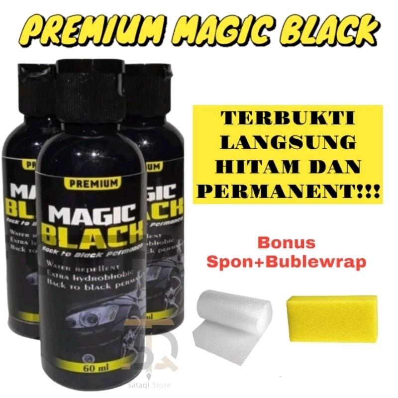 Premium Magic Black Penghitam Motor, Penghitam Mobil, Trim Restorer ...