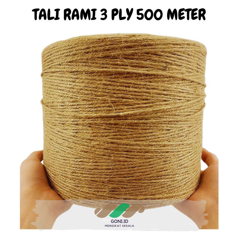 Tali Rami Goni 3 Ply ±500 Meter - Cocok untuk Kerajinan Tangan, - Shop ...