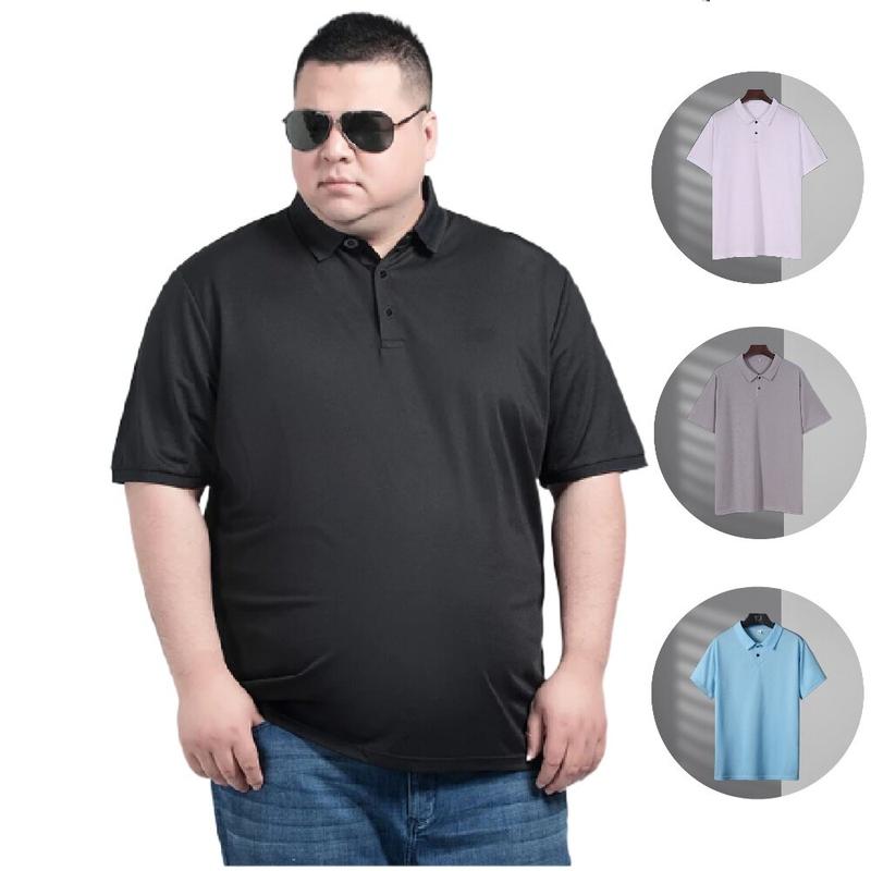 55-180KG Men Plus Size Oversized Ice Silk Top Oversize Quick - TikTok ...