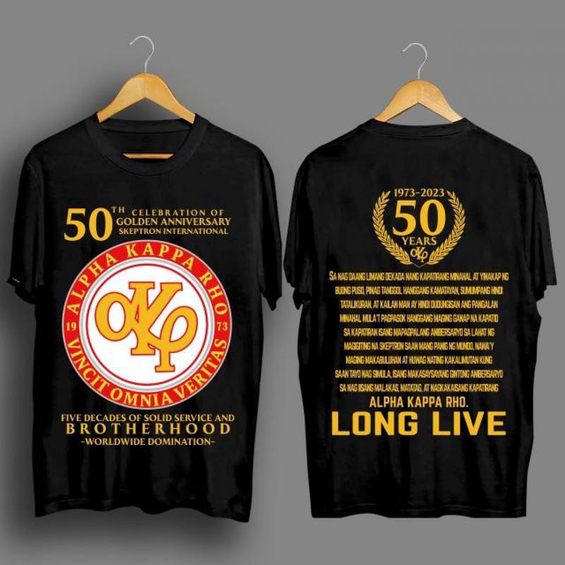 Akp Alpha Kappa Rho 49th Anniversary Vintage Cotton Loose Fashion ...