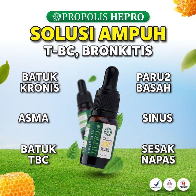 Propolis Hepro Asli Original Obat Tetes Herbal Atasi Batuk, TBC, Sesak ...