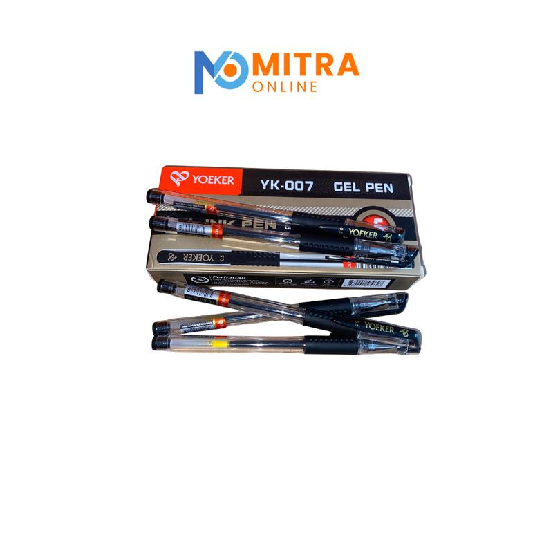 Pulpen Gel YOEKER YK-007 0.5mm - Alat Tulis - Stationery - Shop | Tokopedia