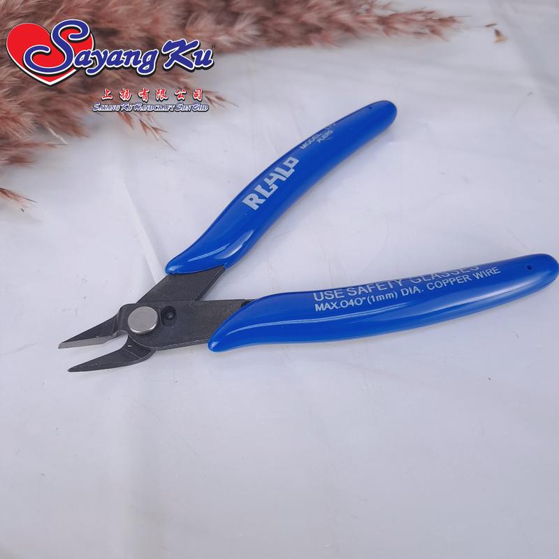 Pemotong dawai bunga / Diagonal Plier 13cm (Blue) / Hardwar - TikTok ...
