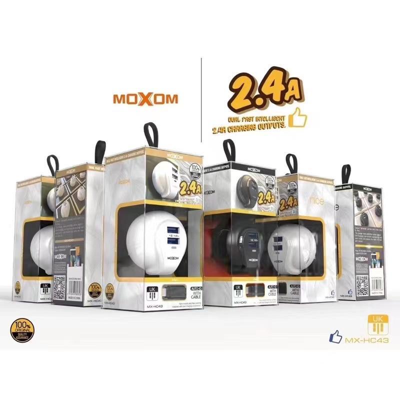 MOXOM MX-HC43 2.4A CHARGER UK PLUG - TikTok Shop Malaysia