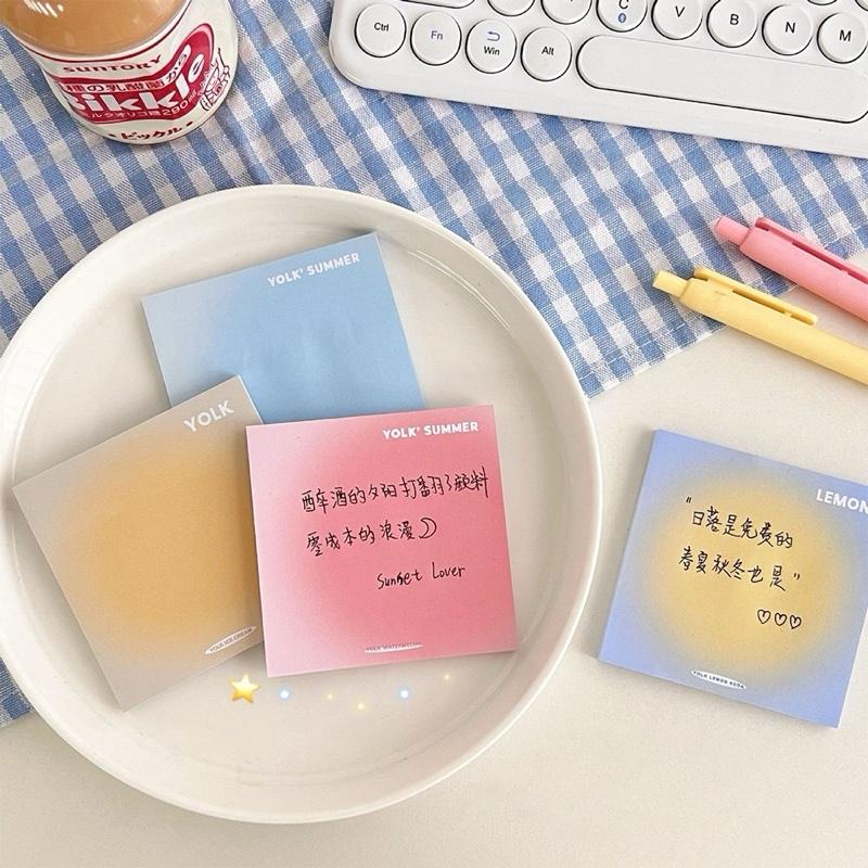 Sticky Note gradasi Aesthetic 50 lembar/ Sticky note note warna - Shop ...