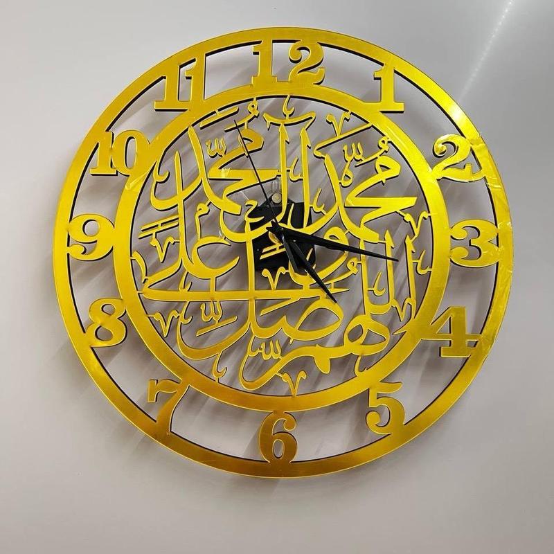 Jam dinding selawat 30x30cm islamic decoration clock - TikTok Shop Malaysia