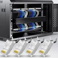 Jual CAT6 CAT7 CAT5 RJ45 Shielded Connectors Pass Through Modular Plug ...