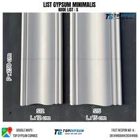 Jual List Gypsum Polos Minimalis Model S Lebar 8 cm - 15 cm Original ...