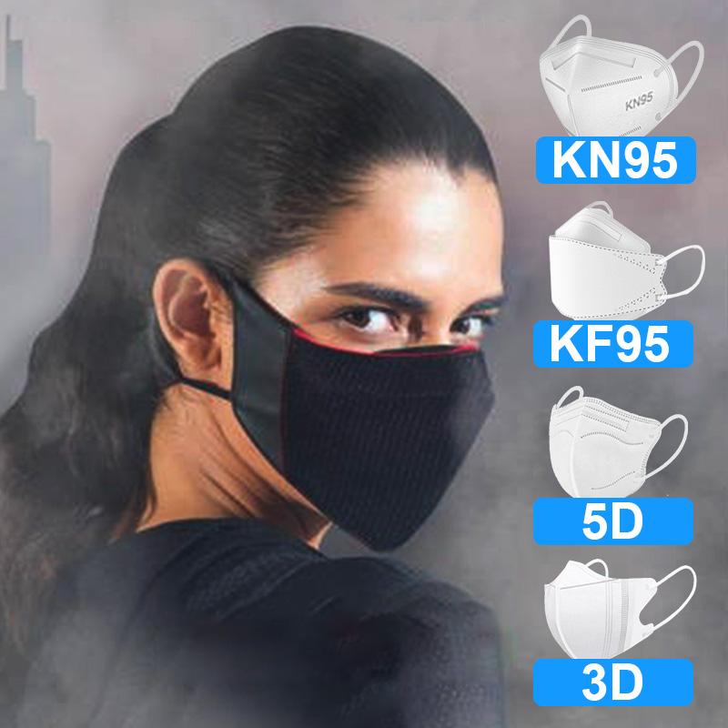 100/50pcs Kn95 Face Mask Original Fda Approved Washable K95 Mask ...