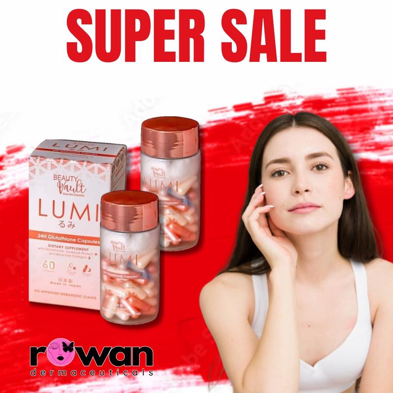BEAUTY VAULT LUMI 24H CAPSULES Glutathione Collagen Colagen Vitamin ...