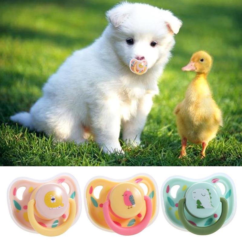 Dog Teeth grinding toys Bite Resistant Pet Silicone Pacifier - TikTok ...
