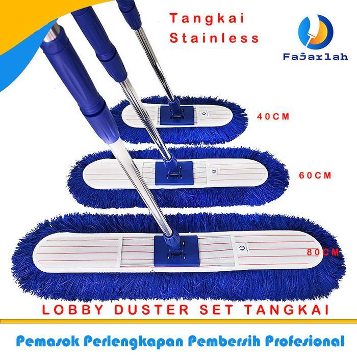Fajarlah Lobby Duster Full Set Sapu Lobby Tangkai Mop Pel Lobby Lantai ...